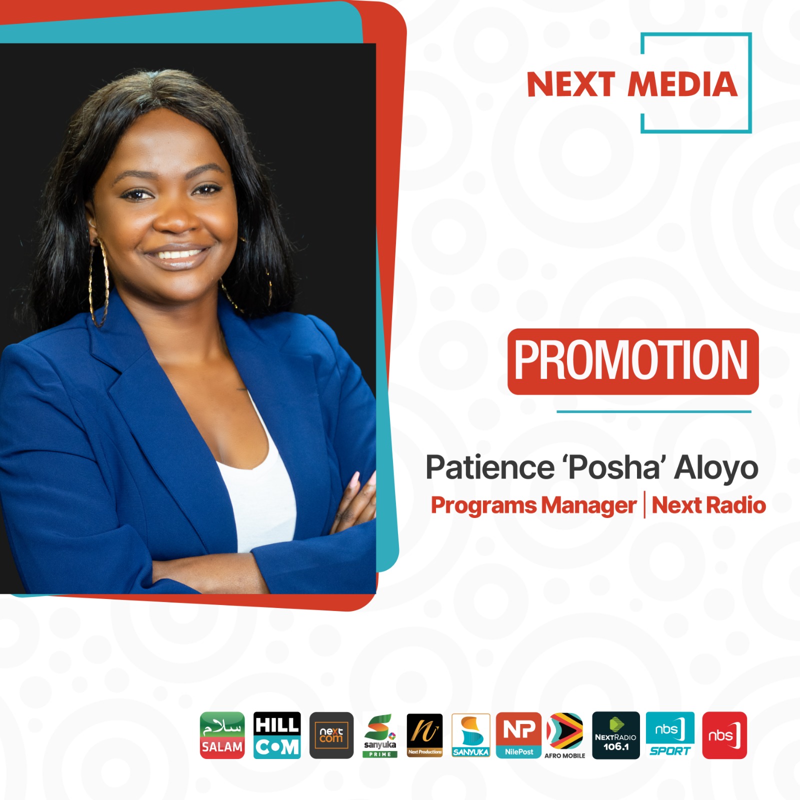 Patience Aloyo, Programs Manager Next Radio - Next Media